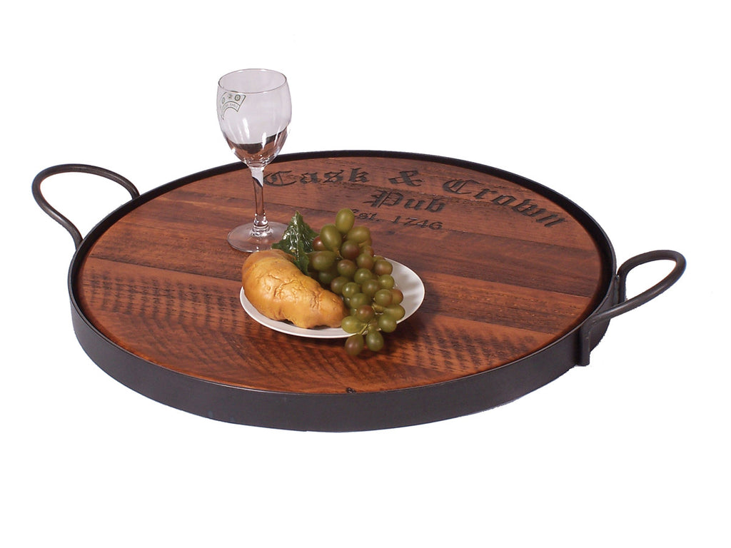 Cask And Crown Tray 2 Day Designs 4053 – The Rustic Furniture Store